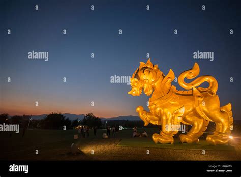 The Singha At The Singha Park Near The City Chiang Rai In North