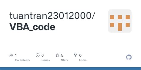 GitHub Tuantran VBA Code