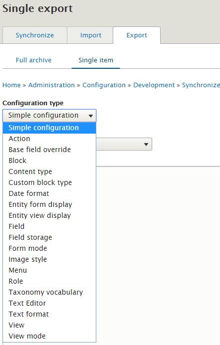 8 how do i export my site structure drupal answers