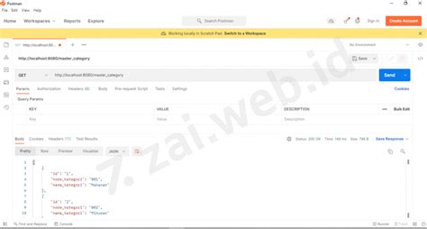 Membuat Restful API Di Codeigniter 4 CRUD Zai Web Id
