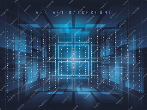 Premium Vector Future Technology Digital Background Abstract Light