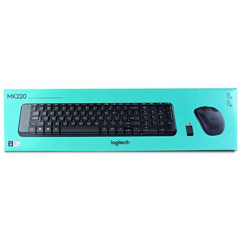 Logitech Mk220 Wireless Keyboard And Mouse Combo 920 003235 Au