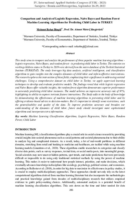 Pdf Comparison And Analysis Of Logistic Regression Naive Bayes And Random Forest Machine