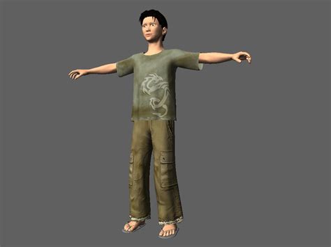 Human Male Maya Model For Rigging Purposenot Rigged 3d Animation