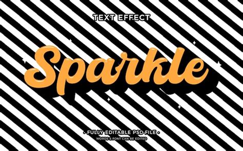 Premium PSD Sparkle Text Effect