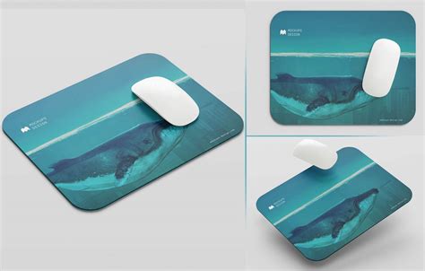 Free Rounded Rectangle Mousepad Mockups PSD Files PsFiles