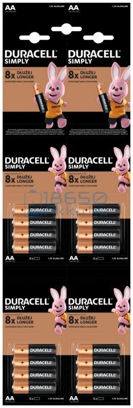 Duracell Basic Simply Alkáli Tartós Aa Lr6 Mn1500 Ceru