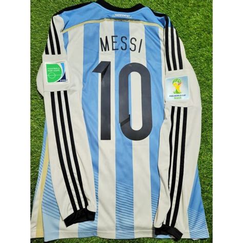 Adidas Shirts Messi Argentina 24 World Cup Semifinal Long Sleeve