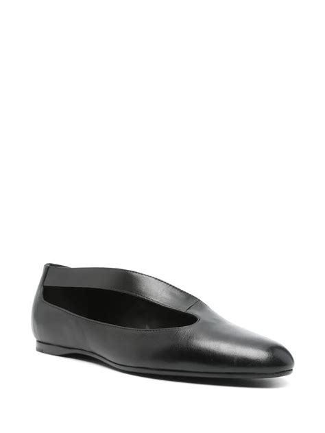 Khaite Diana Ballet Flats Black Farfetch
