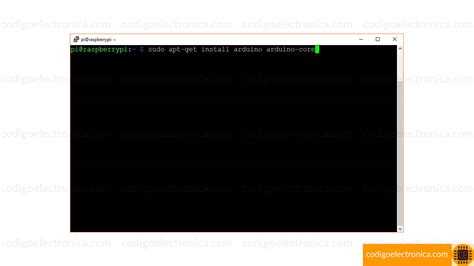 ¿cómo instalar arduino en raspberry pi codigoelectronica