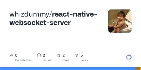 GitHub Whizdummy React Native Websocket Server