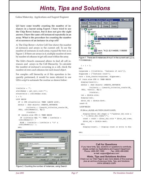 Counting Instances In An Expert Editor Layout Silvaco