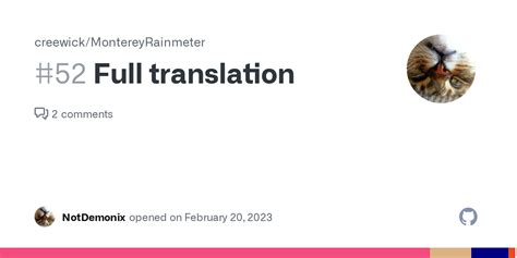 Full Translation · Issue 52 · Creewickmontereyrainmeter · Github