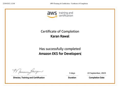 Karan Rawal On Linkedin Im Happy To Share That Ive Obtained A New Certification Amazon…
