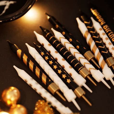 1set 6pcs Thread Color Birthday Dots Stripes Cand Vicedeal