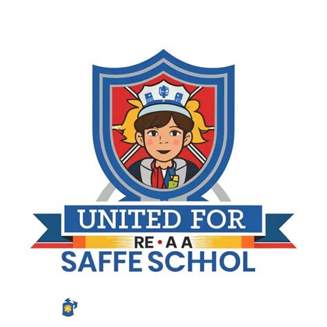 Logo Design For Safe School Shield Emblem With Student Protection Ai