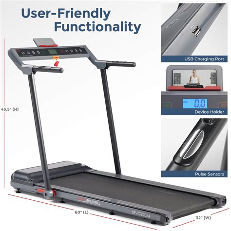 Pegasus Smart Treadpad® Treadmill With 20” Wide Running Belt Sunny