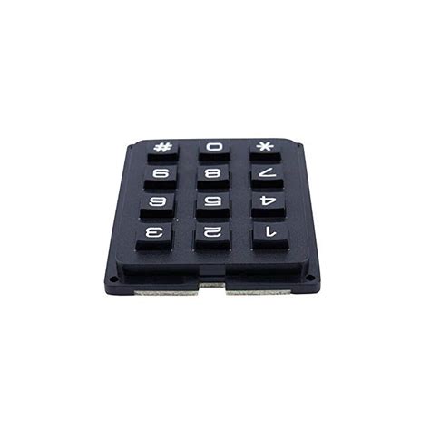 3x4 Keypad Mcu Board Matrix Array Switch Tactile Keypad 12 Button Phone