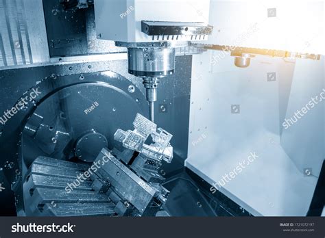 5 Axis Cnc Milling Machine Cutting Stock Photo 1721072197 Shutterstock
