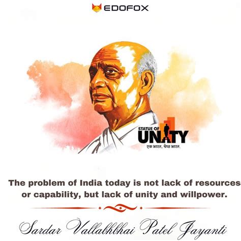 Edofox Sardarvallabhbhaipatel Unityindiversity Ironmanofindia