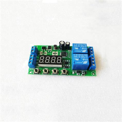 Taidacent Way Delay Time Dual Timer Relay Trigger Pulse Cycle Power Off Timing V Volt Relay