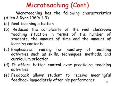 Microteaching An Introduction