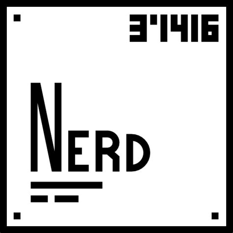 Nerd Detailed Straight Lineal Icon