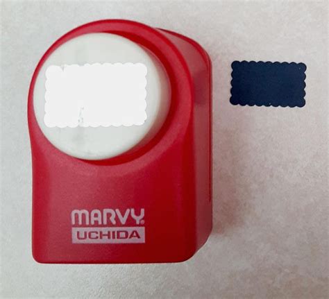 Small Scalloped Rectangle Paper Punch From Marvy Uchida Etsy