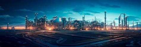 Pipeline Distribution Network In An Industrial Complex Connecting