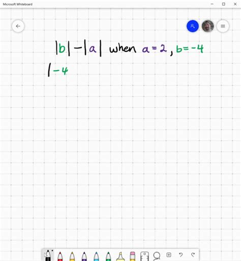 solved evaluate b a if a 2 and b 4