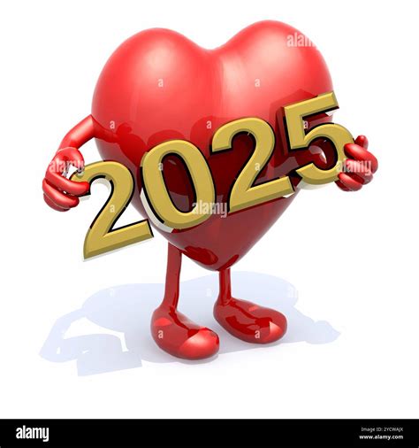 Cartoon Heart With Arms Legs And The 3d Inscription 2025 3d