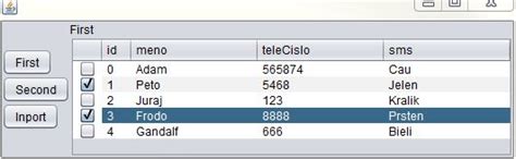 Java Jtable Select Only Data Where Checkbox Is Chceck Stack Overflow