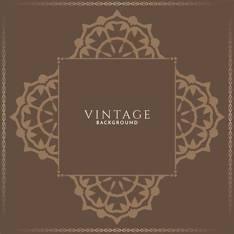 Classic Vintage Luxury Elegant Decorative Background Free Vector