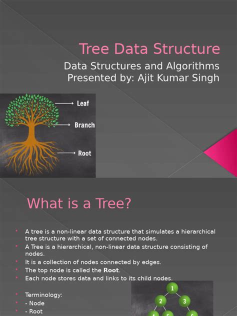 Tree Data Structure Ppt Pdf