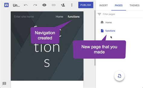 Google Sites Hide A Page Teacher Tech With Alice Keeler