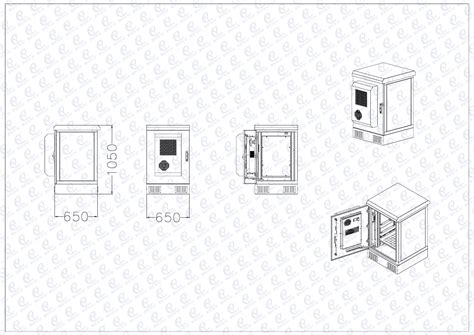 18u Outdoor Telecom Cabinet Compact And Lightweight Design For Easy
