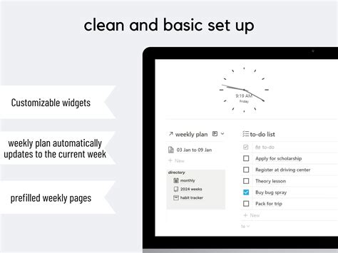 2024 notion template notion dashboard 2024 digital planner notion