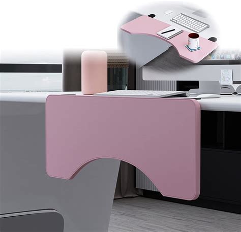 Tbhome Ergonomic Clamp On Keyboard Tray Foldable Desktop Extender