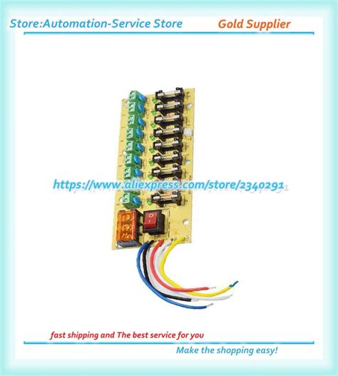 New V Dc Power Distribution Way Pcb Board Terminal Block For Switching Power Supply