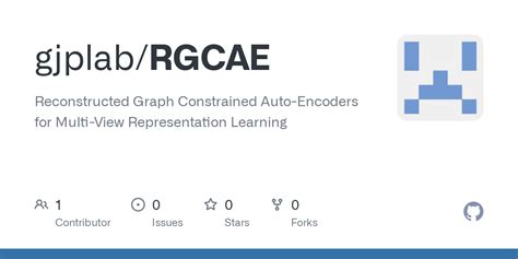 Github Gjplabrgcae Reconstructed Graph Constrained Auto Encoders For Multi View