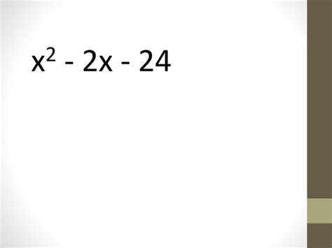 Factoring Quadratics Ex 3 Pptx