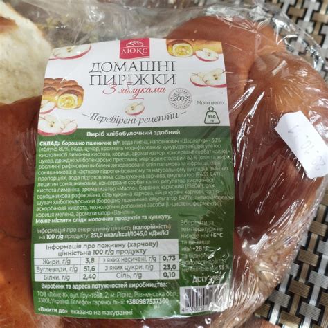 Пиріжки домашні з яблуками Люкс калорійність харчова цінність ⋙tablycjakalorijnosti