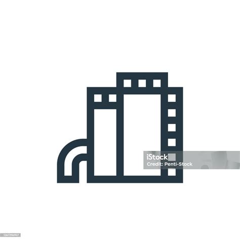 흰색 배경에서 격리된 탱크 벡터 아이콘입니다 개요 웹 사이트 디자인 및 모바일 응용 프로그램 개발을위한 얇은 라인 탱크 아이콘 얇은 선 탱크 윤곽선 아이콘 벡터