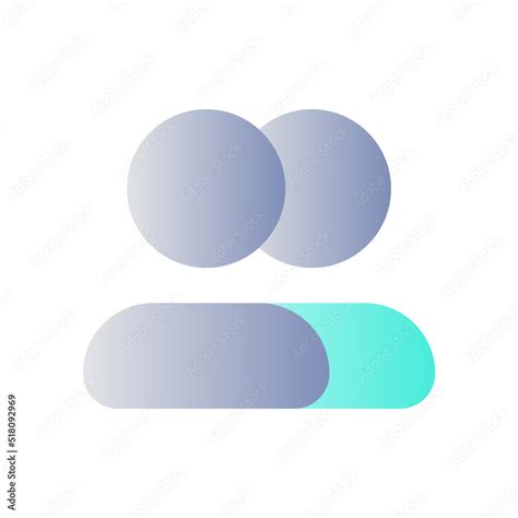 Group Of Contacts Flat Gradient Color Ui Icon Project Team Members Distribution List Address