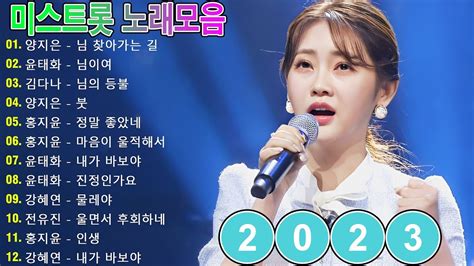 미스트롯 노래모음 36곡 💖 미스트롯 노래모음 청춘 트로트 모음 인기 트로트 모음 💖💖 양지은 님 찾아가는 길 윤태화 님이여 김다나 님의 등불
