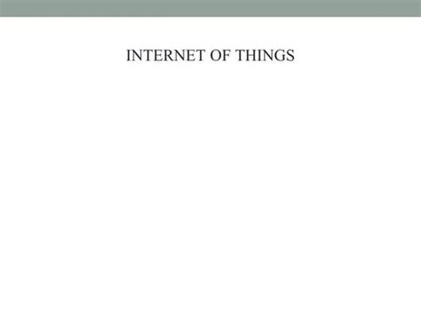 M2m Technology In Iot Pptx