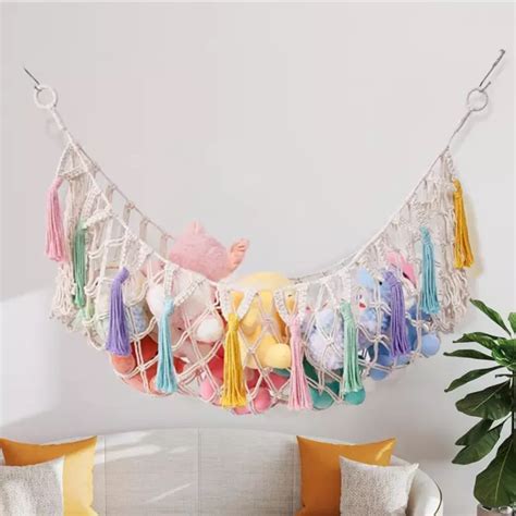 Large Stuffed Animal Net Hammock Plush Toy Storage Net For Playroom £22