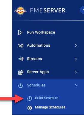 Schedule A Workspace To Run With FME Server FME Support Center