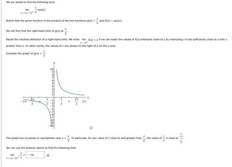 Solved We Are Asked To Find The Following Limit Chegg