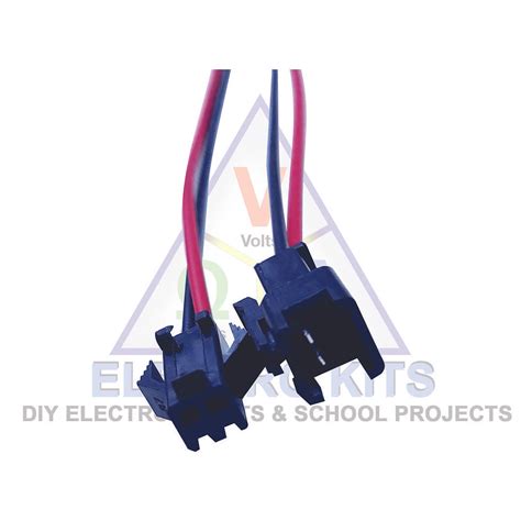 Male And Female Connector Plugs With Leads 2 Pin Electro Kits